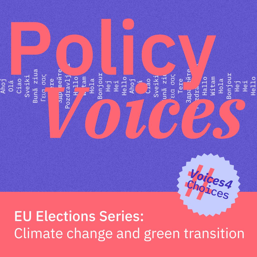 Policy Voices | EU Elections Series: Climate Change - Friends of Europe
